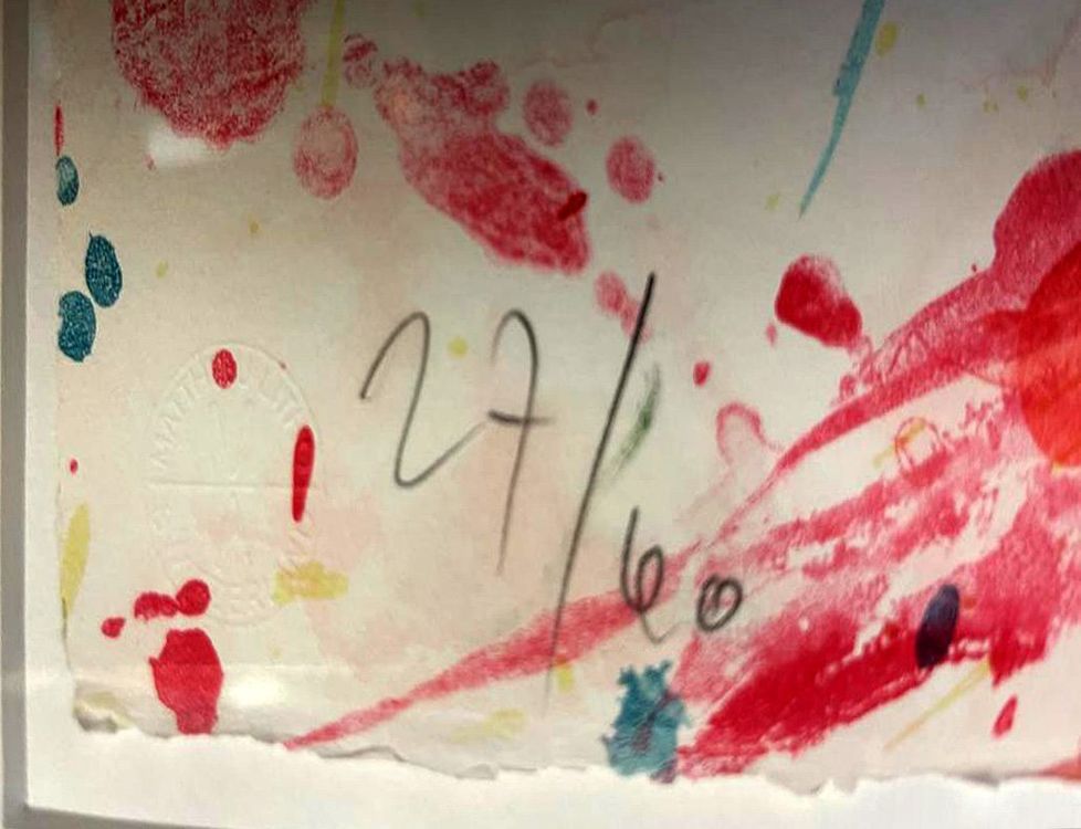 Linus SCHERER (geb. 1964) «Kopf und Fuss» Lithographie 27/40 (Gebraucht ...