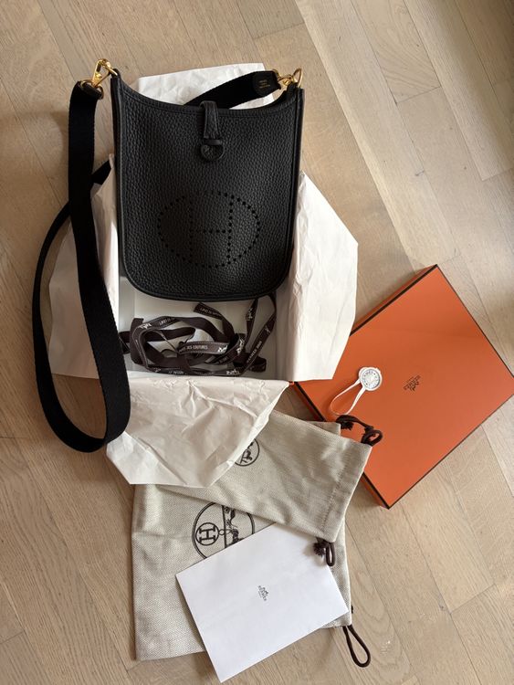 Hermès Evelyne Mini GHW Black - full set (Gebraucht) in Nyon für CHF ...