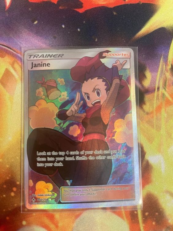Pokemon KArte janine full art (Gebraucht) in Breitenbach für CHF 3 ...