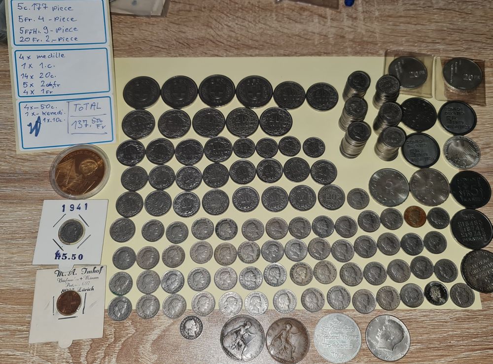 5fr 2fr 1fr 126piece | Kaufen auf Ricardo