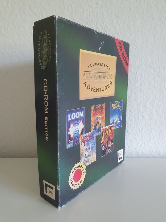 PC Game LucasArts Classic Adventures (1987-1990) Big Box (Gebraucht) in ...