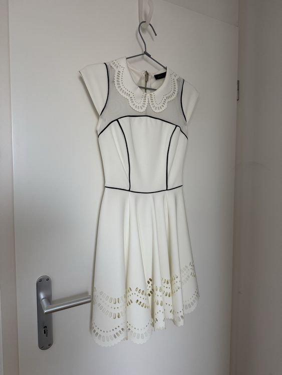 Vestito bianco elegante Mangano, Kleid Weiss Manganoo (Neu (gemäss ...