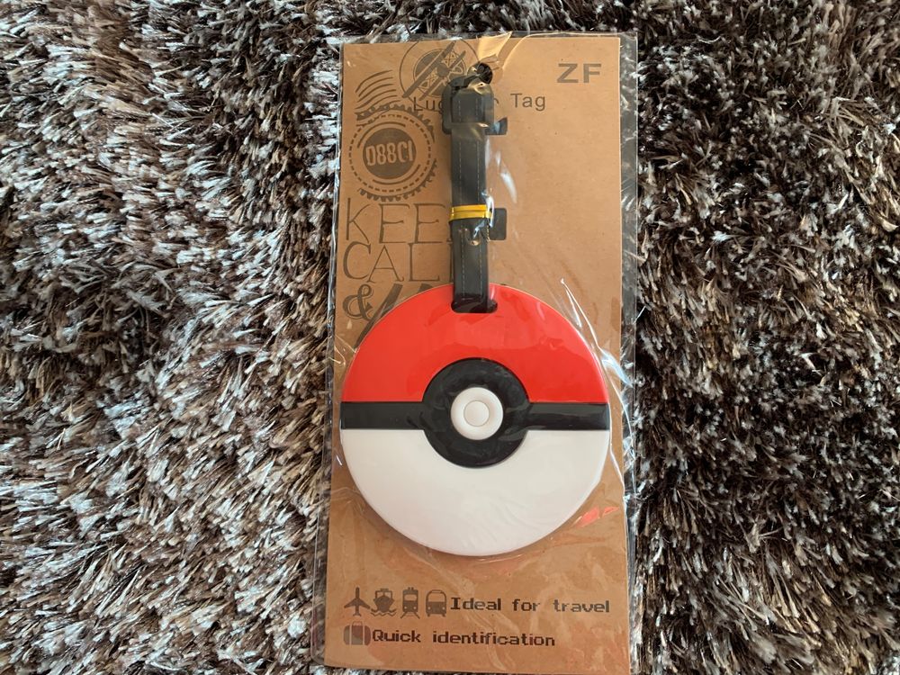 Luggage Tag Kofferanhänger Adressanhänger Pokeball (Neu und ...