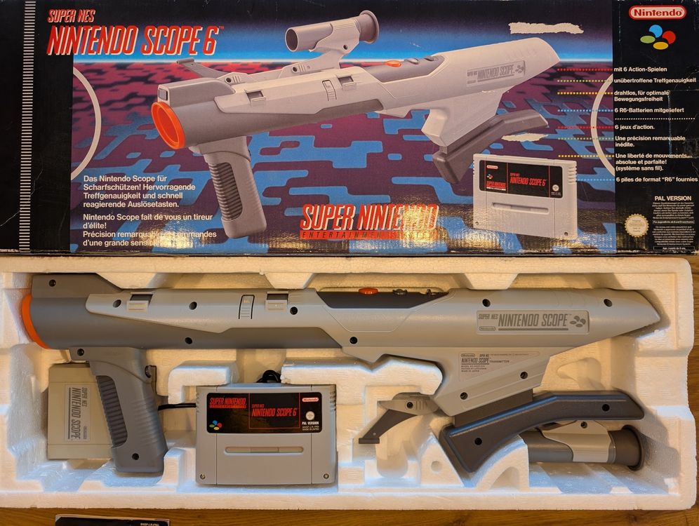 Super Nintendo SNES Super Scope 6 mit ovp (Gebraucht) in Rieden AG für ...