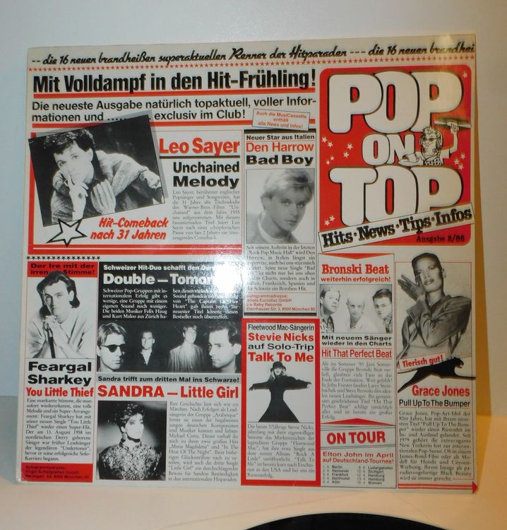 Neue Fundschätze - LP Schallplatte Pop on Top - 1986 (Gebraucht) in ...