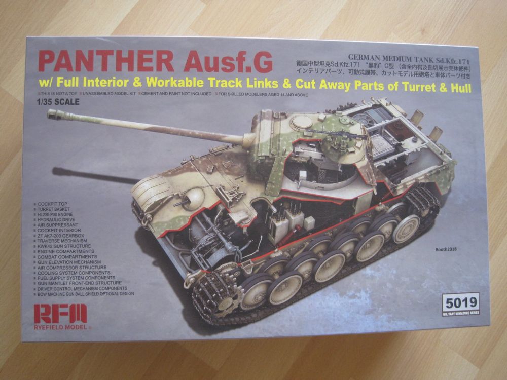 Panther Ausführung G mit Full Interior && RFM Bausatz 1:35 | Kaufen auf ...