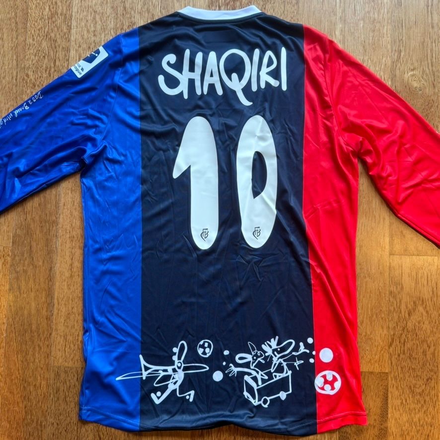 FC Basel Fasnacht-Shirt - 2024/25 - mit Print Shaqiri (Neu (gemäss ...