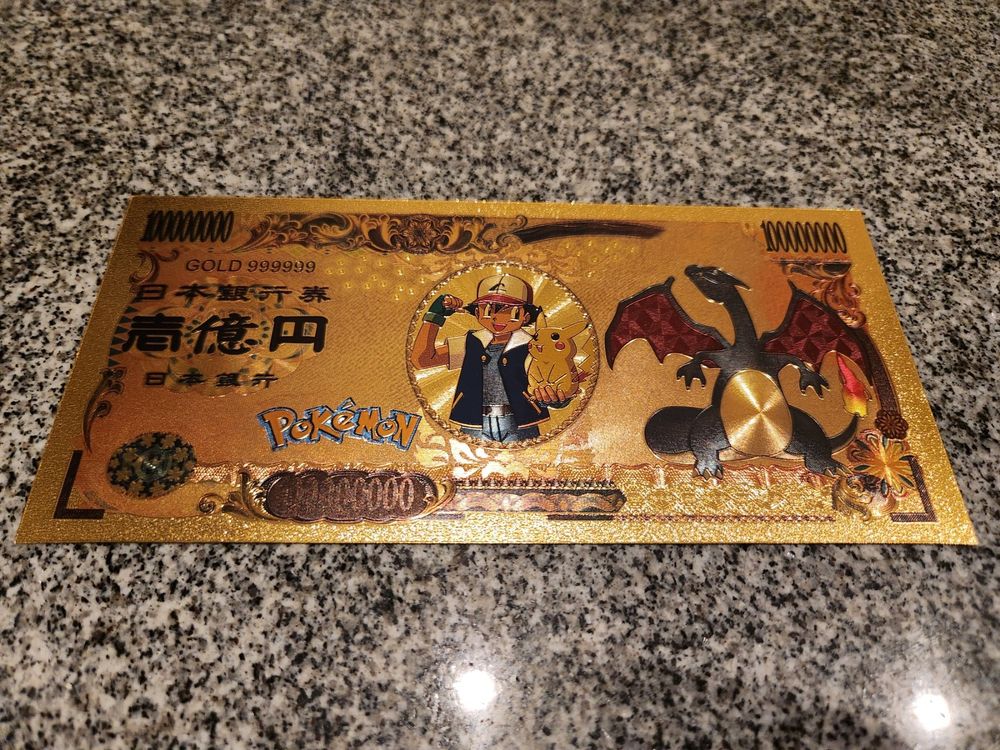 Note Gold Pokemon Shiny Glurak (Neu (gemäss Beschreibung)) in Uster für ...