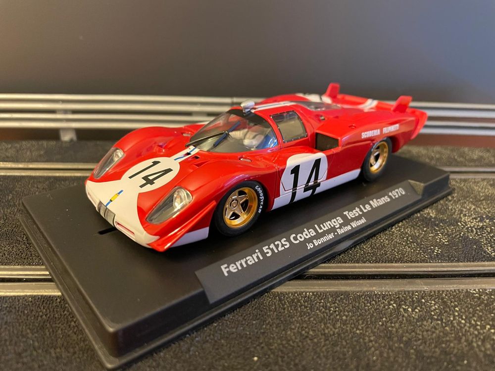 Fly Ferrari 512S LeMans 1970 #14 für Carrera/Scalextric usw. (Neu und ...