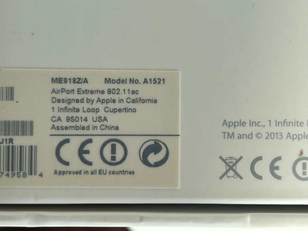 Apple AirPort Extreme (A1521) WLAN Router - Top Zustand! (Gebraucht) in ...