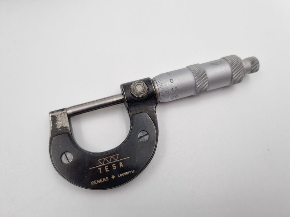 Altes Tesa Micrometer / Renens + Lausanne in Holzschachtel (Gebraucht ...