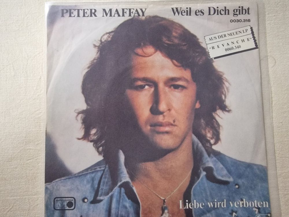 Peter Maffay Single – Weil Es Dich Gibt (Gebraucht) in Root für CHF 4 ...