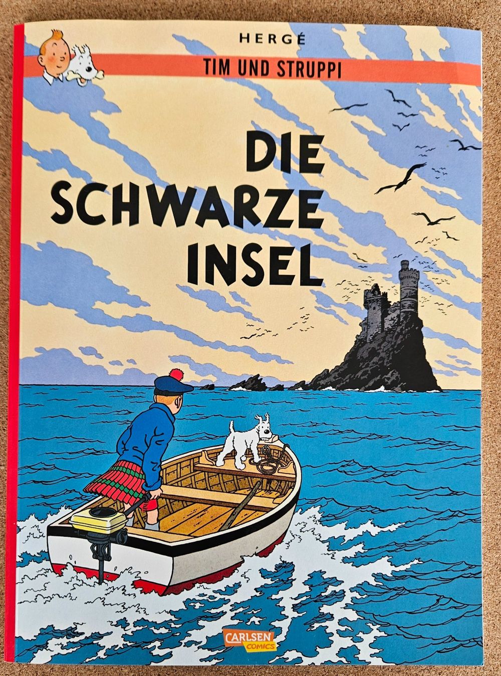 Herge': Tim und Stuppi - die schwarze Insel -- wie neu (Neu (gemäss ...