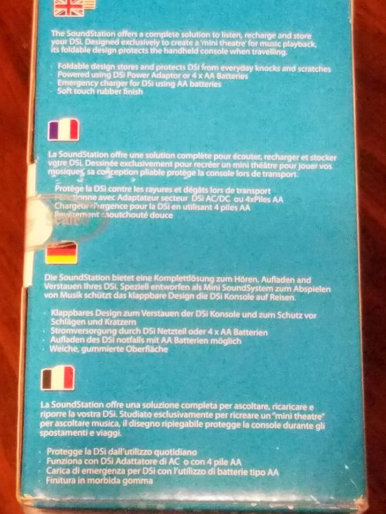 Nintendo DSi Sound Station und Lader von Logic3 (Neu und ...