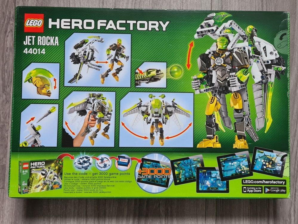 LEGO Hero Factory 44014 Jet Rocka Brain Attack/Neu Originalv (Neu und ...