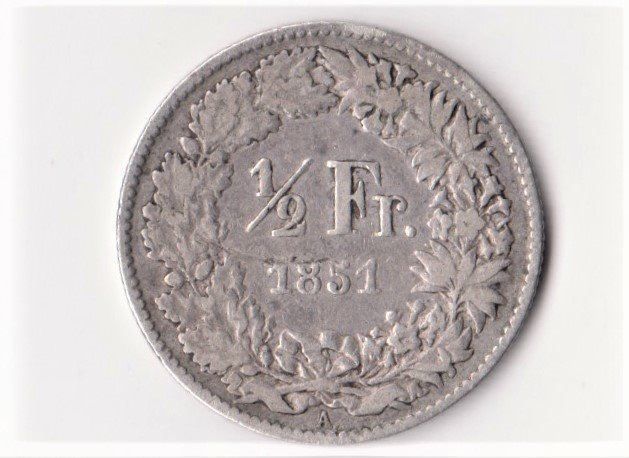 50 Rappen 1851 - VORZ. Top Qualität (Gebraucht) in Signau für CHF 75 – mit Lieferung auf Ricardo ...