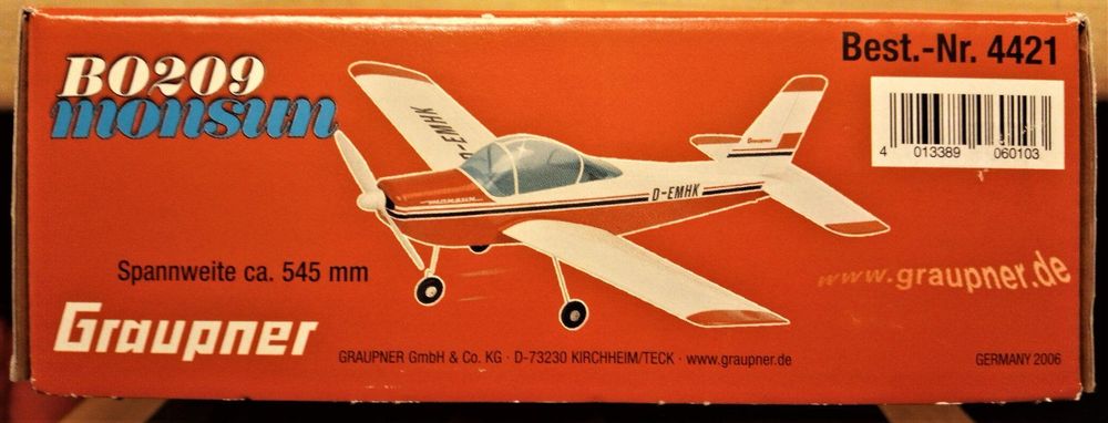 Graupner Bo 209 Monsun Jg. 2006 | Kaufen auf Ricardo