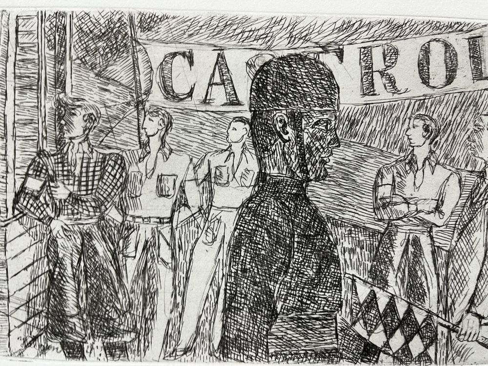 Karl Otto Hügin RADIERUNG Format 32 x 25 cm (Gebraucht) in Gersau für ...