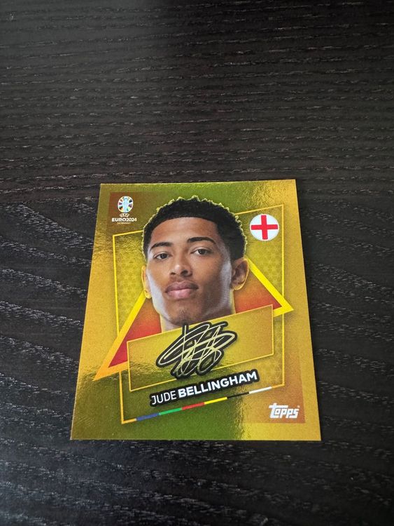 Topps Euro 2024 Jude Bellingham Gold ENG SP signiert | Kaufen auf Ricardo