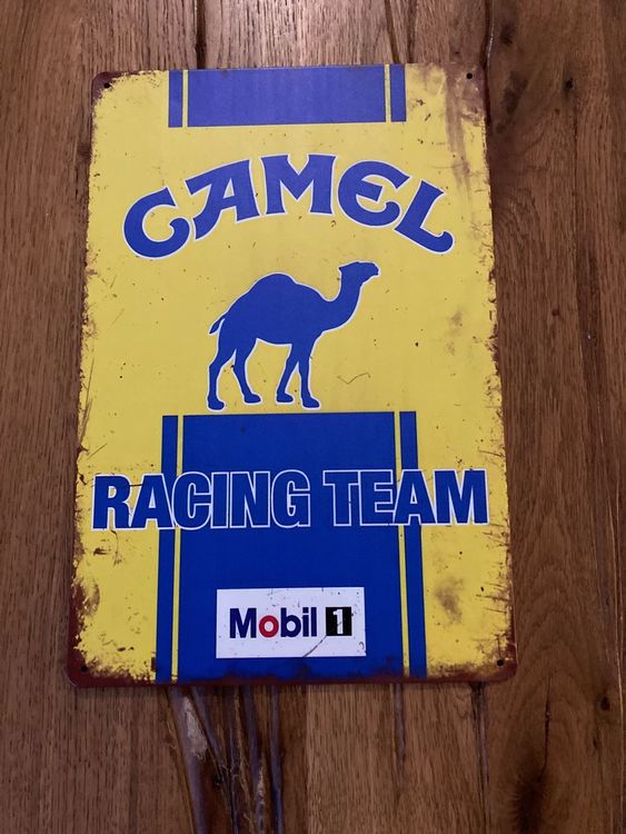 Camel Racing Team Retro Schild | Kaufen auf Ricardo