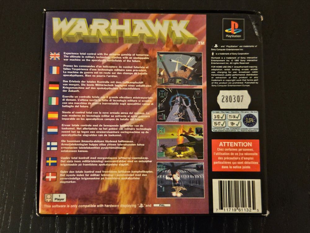 Warhawk (PS1/PAL) (Gebraucht) in Zürich für CHF 10 – mit Lieferung auf Ricardo kaufen