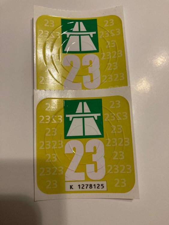 !!!Offiziell!!! Zwei Autobahn-Vignette für 2023 (Neu und originalverpackt) in Altendorf für CHF ...