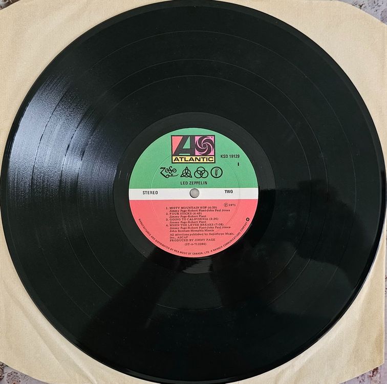 LP Vinyl Led Zeppelin IV 1971 | Kaufen auf Ricardo