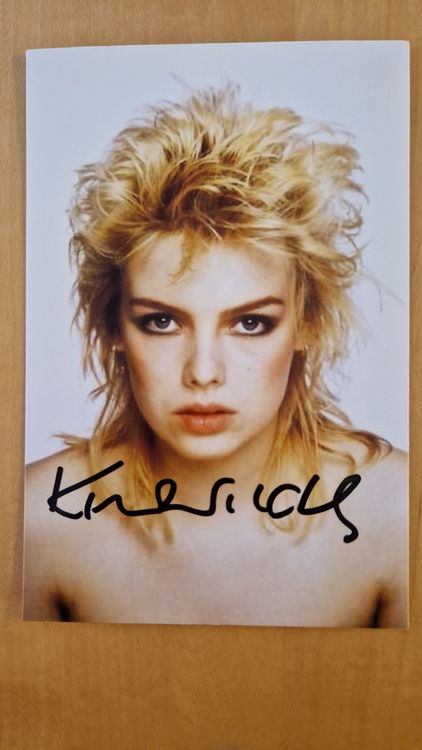 Kim Wilde, Original Autogramm auf Foto in Farbe | Kaufen auf Ricardo