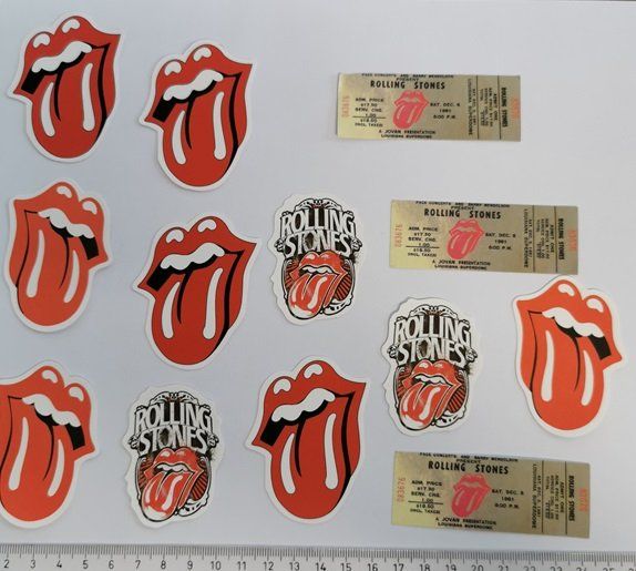 Rolling Stones - 13 Sticker (Neu (gemäss Beschreibung)) in Wilen b ...
