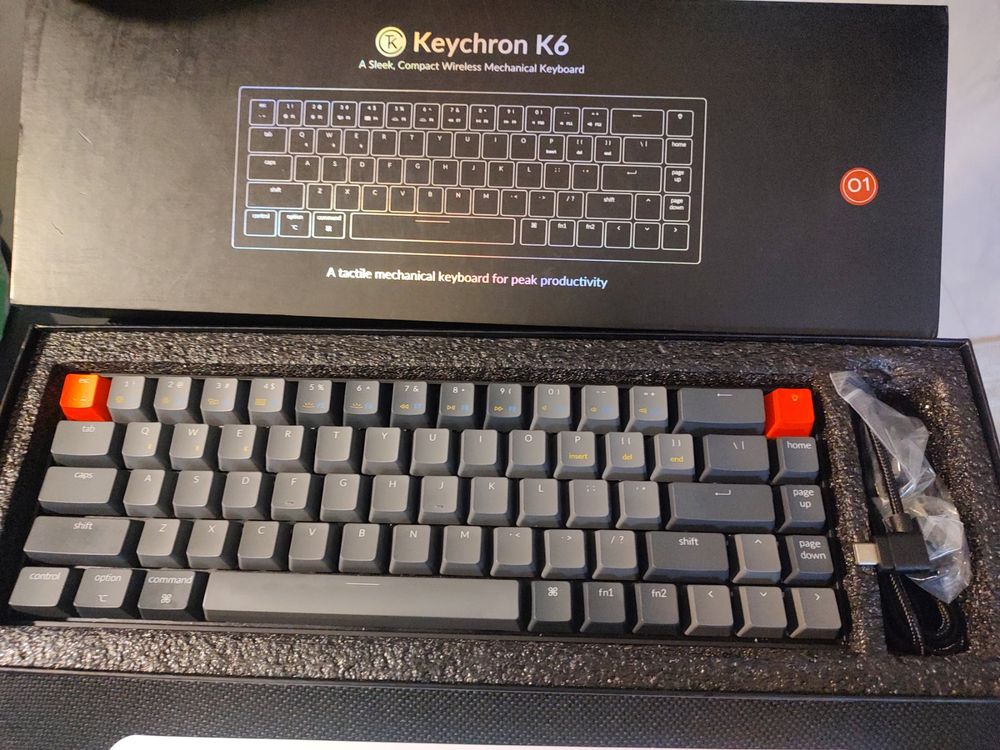 Keychron K6 - layout US - Red switches | Kaufen auf Ricardo