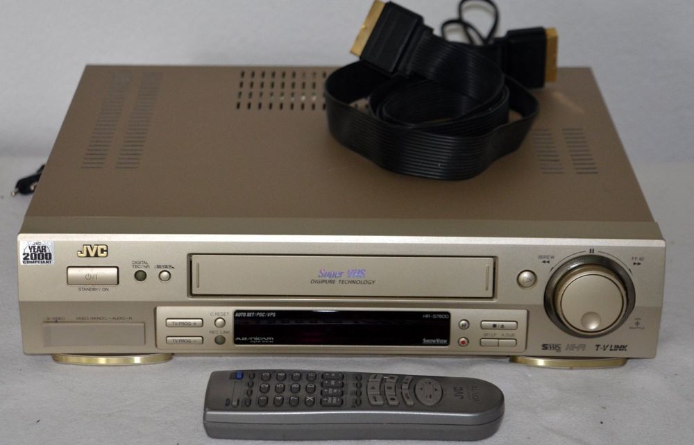 Videorecorder Super VHS JVC HR-S7600EU magnétoscope (Gebraucht) in Collonges für CHF 240 – mit ...