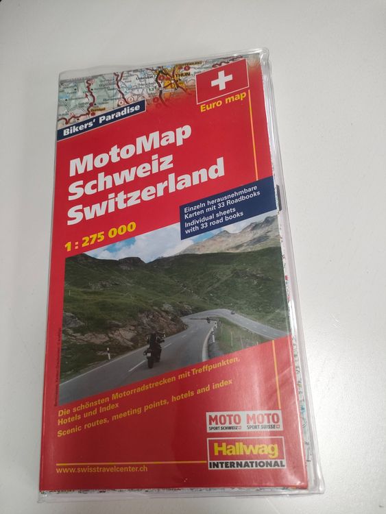 Motorradkarte Schweiz MotoMap | Kaufen auf Ricardo