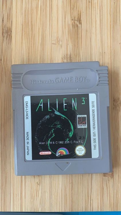 Aliens 3 für Gameboy selten und absolute Klassiker (Gebraucht) in ...
