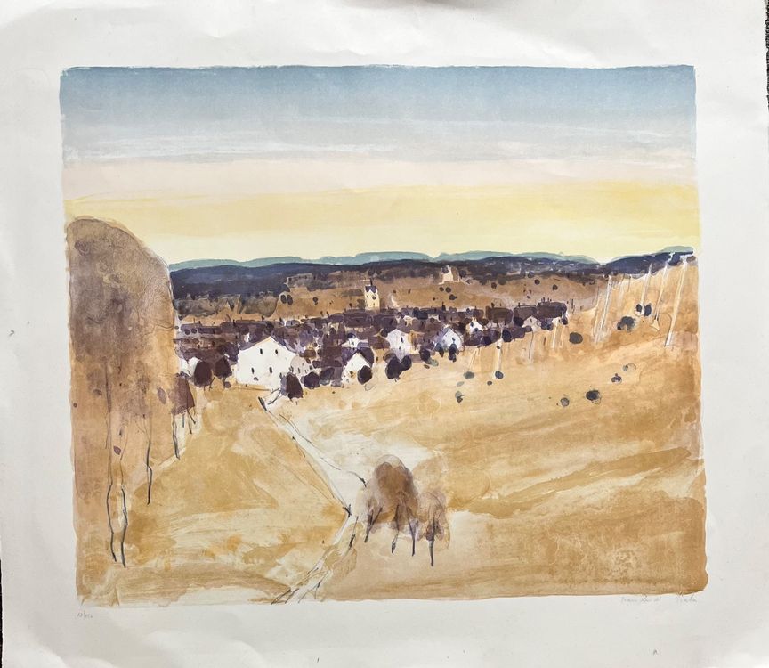 Hans Ruedli Sieber (1926-2002) Lithographie Handsigniert | Kaufen auf Ricardo