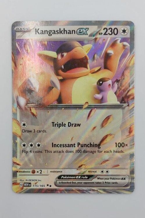 Kangaskhan ex (115/165 Set MEW 151) NM / ENG | Kaufen auf Ricardo
