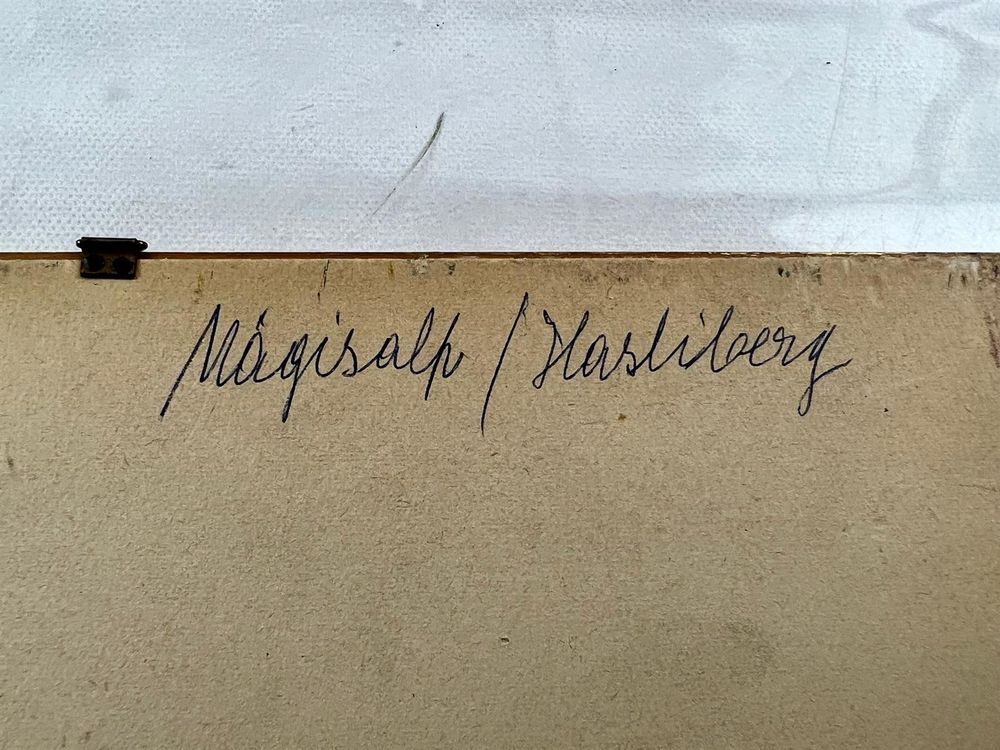 Antike Landschafts Aquarell sig & notiz. | Kaufen auf Ricardo