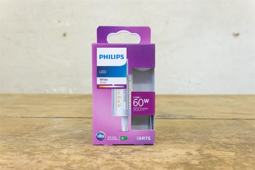 Philips LED Stab R7S 7.5W 60W 78mm (Neu und originalverpackt) in für ...