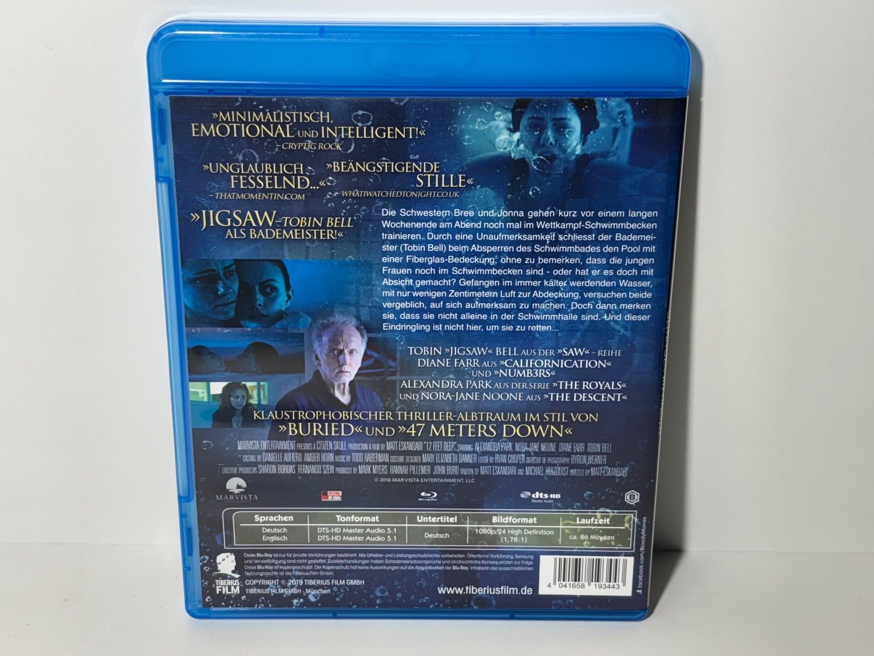12 Feet Deep - Gefangen im Wasser Blu Ray (Gebraucht) in Wilderswil für ...