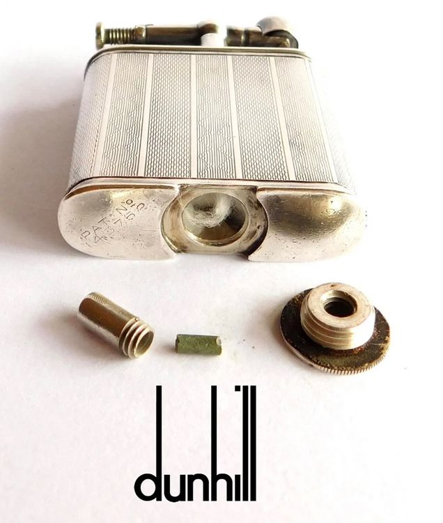 Dunhill „Unique“ James Bond Feuerzeug Sterling Silber 925 (Gebraucht ...