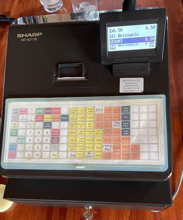 Registrierkasse Sharp XE-A217B | Kaufen auf Ricardo