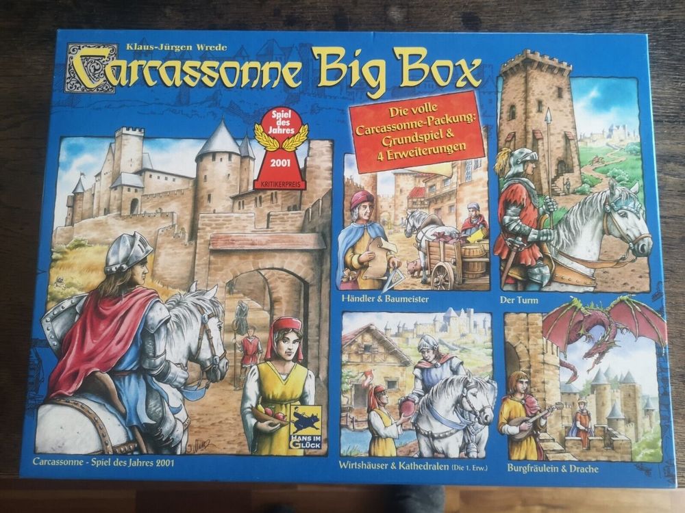 Carcassonne Big Box mit 4 grossen Erweiterungen | Kaufen auf Ricardo