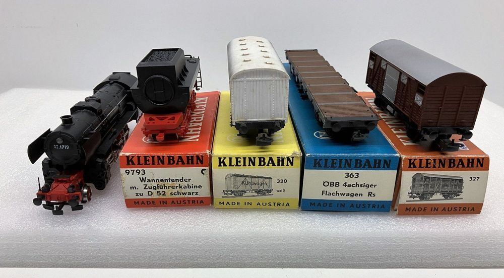 Kleinbahn: Dampflok ÖBB 52-1719 Wannentender - 3 Güterwagen (Gebraucht ...