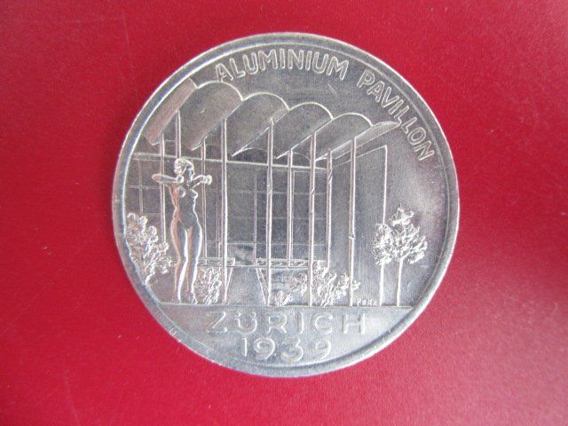 Landi Zürich 1939 - Alu Pavillon - Medaille (Gebraucht) in Luzern für CHF 3 – mit Lieferung auf ...