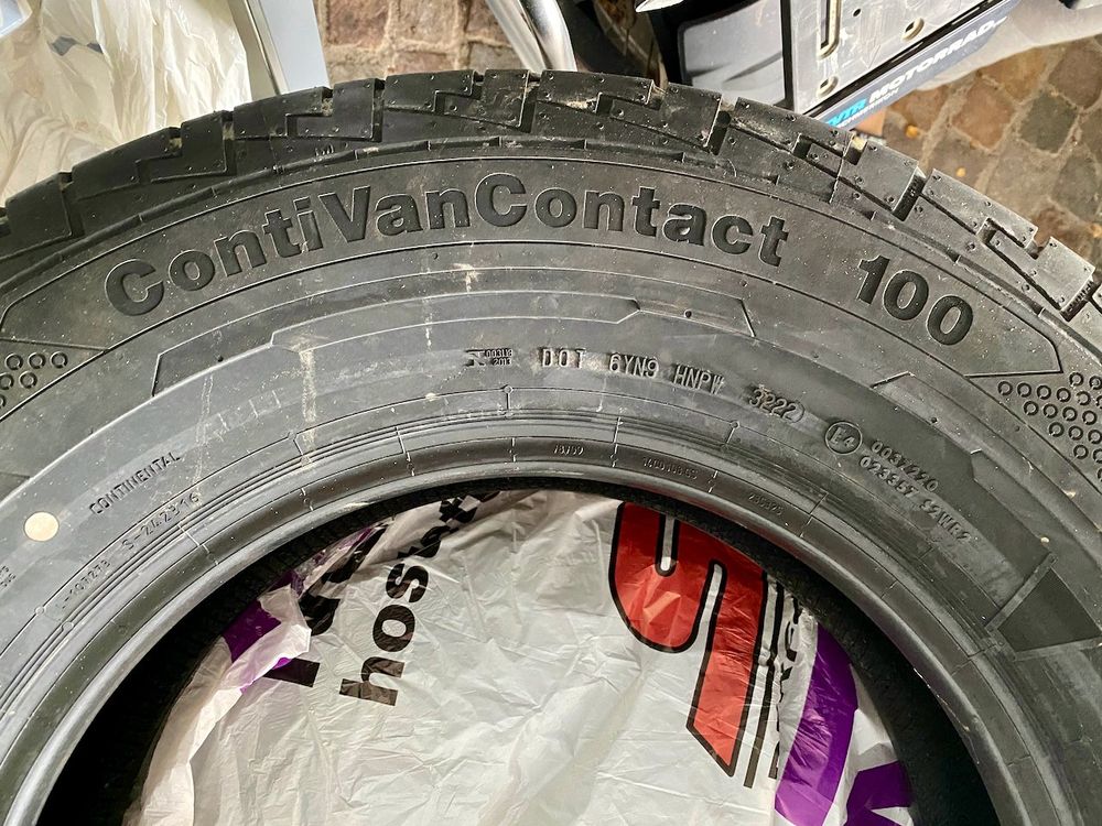 4x Sprinter Reifen Conti VanContact 100 - 225/75 R16 - 122L | Kaufen ...