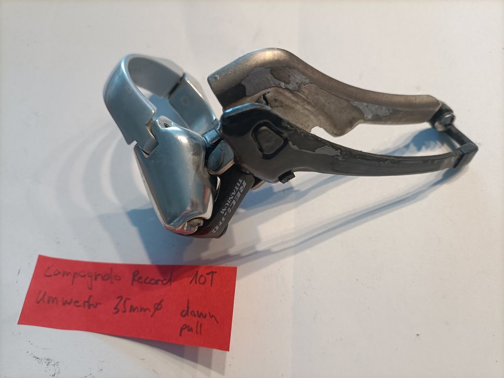 Campagnolo Record 10-fach Umwerfer 35mm Rennrad (Gebraucht) in ...