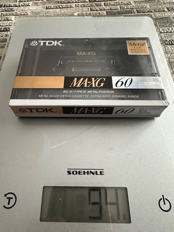2x Kassetten TDK MA-XG 60 Metal Type IV Japan | Kaufen auf Ricardo