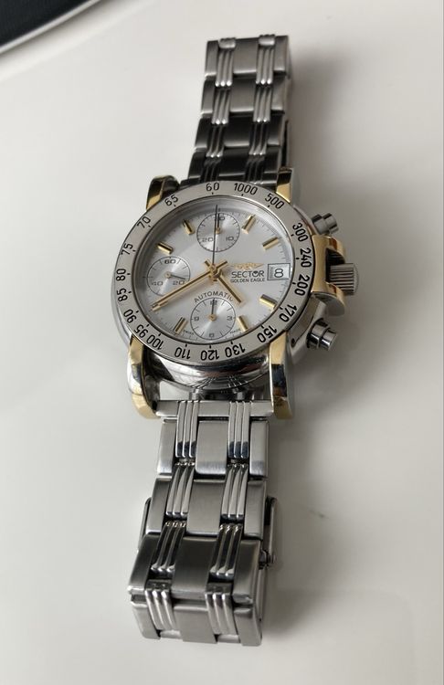 🟣 SECTOR Golden Eagle Automatic Valjoux 7750 (Chronograph) (Neu (gemäss ...