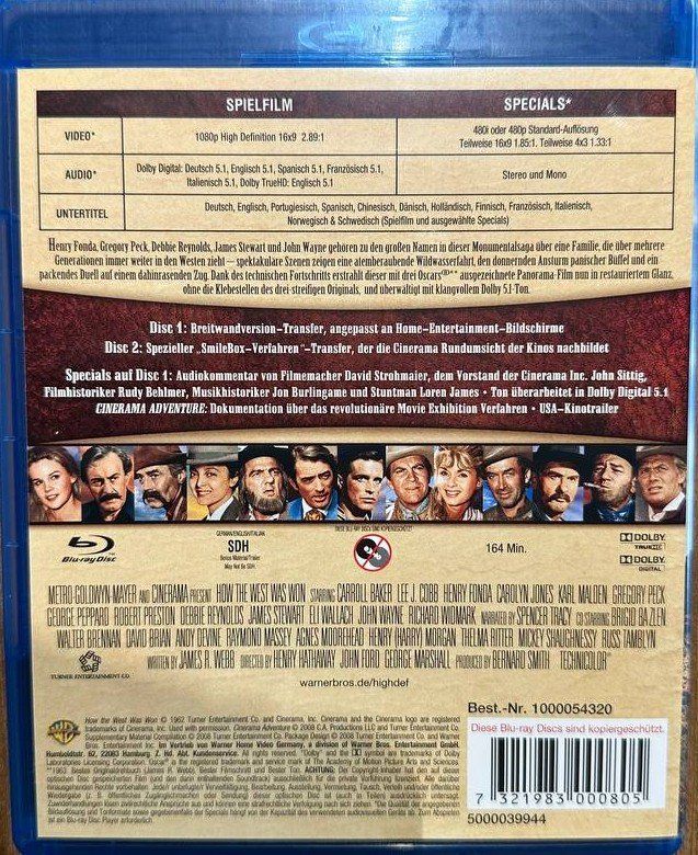 Blu-ray: Das war der wilde Westen - Top Zustand! Rarität (Gebraucht) in Beringen für CHF 8 – mit ...