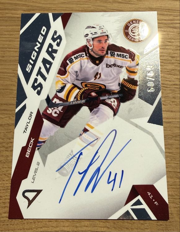 Taylor Beck Sportzoo Signed Stars Level 2 Genf Servette (Neu (gemäss ...