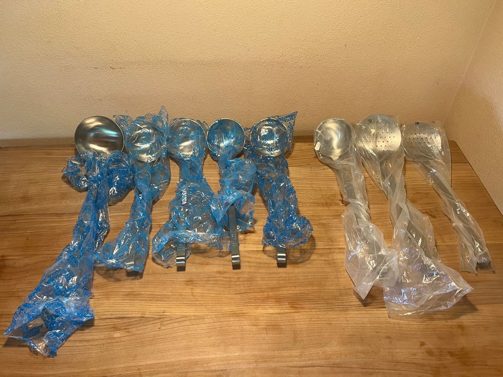 NEU 8 Teiliges Schöpfbesteck Set, 5 davon Piazza (Neu (gemäss ...